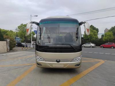 China Used Passenger Coaches 8 Meters Manual Transmission Young Tong Bus ZK6816 Rare Engine 32 Seats Air Conditioner for sale