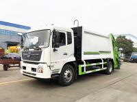 China Used Diesel Trucks 8 Meters Long 10m³ Loading Capacity Dongfeng Refuse Compactor RHD for sale
