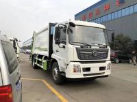 China Used Diesel Trucks 8 Meters Long 10m³ Loading Capacity Dongfeng Refuse Compactor RHD for sale