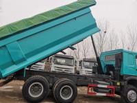 China Used Heavy Duty Trucks Special Color 6×4 Drive Mode Left/ Right Hand 13 Tons Load Weight Mine Transportation for sale