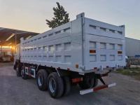 China Used Fuel Trucks White Color Left Hand Drive 8×4 Drive Mode 371 Horsepower Used HOWO Dump Truck for sale