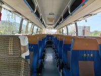 China Second Hand Bus 47 Seats Double Doors Sealing Window Air Conditioner Golden Color Used Yutong Bus ZK6107 for sale