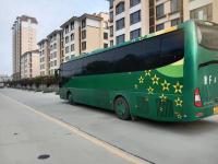 China Long Distance Buses 55 Seats Luxury Coach Green Color 2017 Year Manual Transmission Second Hand Yutong Bus ZK6127 for sale