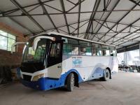 China Used Shuttle Bus Front Engine 41 Seats Sliding Window Air Conditioner Leaf Spring 2nd Yutong Minibus ZK6892D for sale
