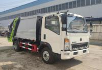 China Truck Trader Commercial Vehicles 8m³ Loading 4×2 Drive Mode HOWO Compressed Garbage Truck 7.5 Meters Long for sale