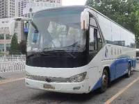China Used Luxury Buses 47 Seats 2 Passenger Doors 11 Meters Long Rare Engine A/C 2nd Hand Young Tong Bus ZK6117 for sale