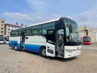 China Used Travel Bus 32 Seats Weichai Engine 336hp Middle Door Luggage Rack LHD/RHD 2nd Hand Yutong Bus ZK6122 for sale
