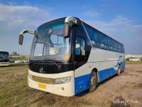 China Second Hand Buses And Coaches 47 Seats Luggage Compartment Middle Door Rare Engine Used Golden Dragon Bus XML6113 for sale