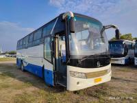 China Second Hand Buses And Coaches 47 Seats Luggage Compartment Middle Door Rare Engine Used Golden Dragon Bus XML6113 for sale