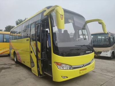 China Used Mini Coach 2015 Year 33 Seats Single Door Luggage Compartment Sealing Window 2nd Hand Kinglong Bus XMQ6802 for sale