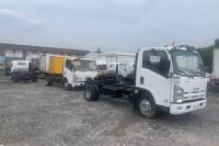 China Used Light Trucks ISUZU Lorry Truck Multi Leaf Springs Load 10 Tons Left Hand Drive Light Cargo Truck for sale