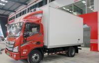 China Used Diesel Trucks 4×2 Drive Mode Foton Refrigerated Truck 143hp for sale