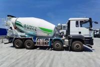 China Used Heavy Duty Trucks 8*4 Drive Mode Shacman Concrete Mixer Truck 12 Cubic for sale
