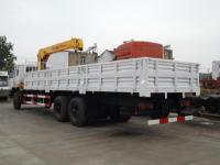 China Used Truck Crane Dongfeng 6*4 Drive Mode Maximum Loading Of Crane 10 Tons Euro 3 for sale