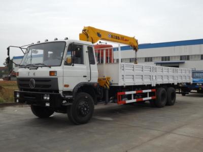 China Used Truck Crane Dongfeng 6*4 Drive Mode Maximum Loading Of Crane 10 Tons Euro 3 for sale