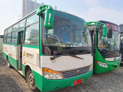 China Used Shuttle Bus 29 Seats Front Engine ZK6752D Model Sliding Window Leaf Spring for sale
