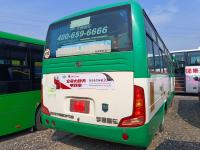 China Used Shuttle Bus 29 Seats Front Engine ZK6752D Model Sliding Window Leaf Spring for sale