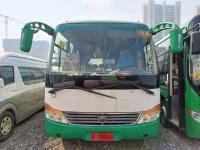 China Used Shuttle Bus 29 Seats Front Engine ZK6752D Model Sliding Window Leaf Spring for sale