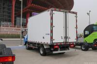 China Cheap New Energy Vehicle Foton Refrigerated Truck 18 Cubic  Gas-Electric Hybrid for sale