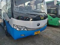 China Youngtong 39 Seats Used Shuttle Bus ZK6879 Leaf Spring Single Door Good A/C for sale