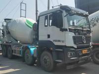 China Shacman Used Cement Truck 8*4 Drive Mode 12 Cubic Euro 5 Flat Roof for sale