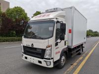China 160hp Truck With Refrigeration Howo 18 Cubic Van Weichai Engine 4*2 Drive Mode for sale