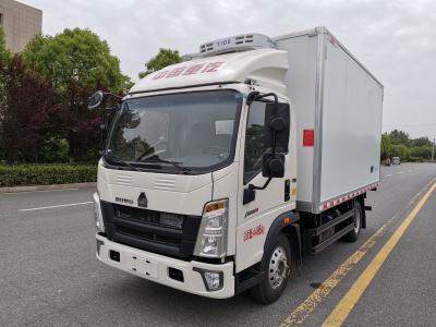 China 160hp Truck With Refrigeration Howo 18 Cubic Van Weichai Engine 4*2 Drive Mode for sale
