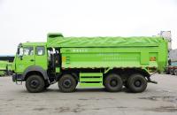 China Beiben 8x4 Muck Tipper Used Heavy Trucks Single And Half Row Cab 12 Tires for sale