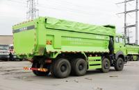 China Beiben 8x4 Muck Tipper Used Heavy Trucks Single And Half Row Cab 12 Tires for sale