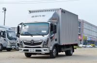 China Foton Cargo Used Light Duty Trucks 4.14 Meters Long Box Double Rear Tires for sale