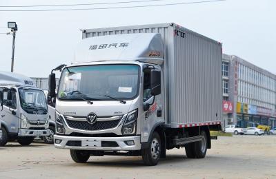 China Foton Cargo Used Light Duty Trucks 4.14 Meters Long Box Double Rear Tires for sale