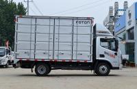 China Foton Cargo Used Light Duty Trucks 4.14 Meters Long Box Double Rear Tires for sale