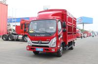 China Foton Fence Box 151 Hp Used Light Truck EURO 3 Flat Roof 6 Tires Left Hand Drive for sale