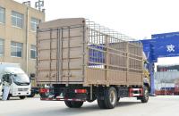 China Foton 4*2 Drive Mode Used Lorry Yuchai Engine Big Cargo Box for sale