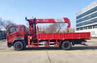 China Foton Truck Mounted Crane 4*2 Drive Mode 9 Tons Single Cab 220hp Left Hand Drive for sale