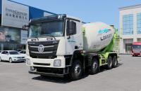 China Trucks Concrete 7.7 Cubic Double Deff Foton GTL 8*4 Mixer Truck LOXA Tanker New for sale