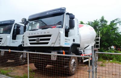 China Hongyan 6*4 Small Concrete Mixer Truck 5 Cubic 10 Tires Left Hand Drive Euro 4 for sale