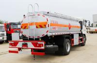 China Donfeng 4*2 Used Oil Collection Tanks Euro 5 Aluminum Alloy Tanker 12.5 Cubic for sale