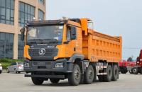 China Used 8*4 Dump Truck For Sale Shacman 430hp CNG Engine M3000S 11 Meters Long A/C for sale