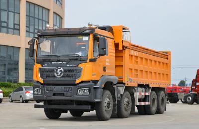 China Used 8*4 Dump Truck For Sale Shacman 430hp CNG Engine M3000S 11 Meters Long A/C for sale