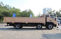 China Used Chinese Cargo Trucks Foton Lorry Truck Gold Color 6*2 Flat Box Loading 18 Tons for sale