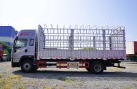 China Used Light Cargo Truck Fast Gearbox AMT 4*2 Drive Mode Fence Box High Roof Cab for sale