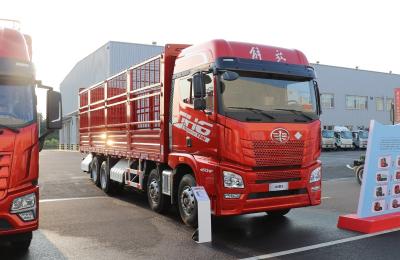 China Used Cargo Trucks For Sale In China Jiefang CNG 460hp Heavy Duty Single And Half Cab for sale