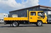 China Used Mini Cargo Truck Double Cab 2+3 Seaters 100km/H Speed JAC Flat Box Lorry Truck for sale