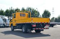 China Used Mini Cargo Truck Double Cab 2+3 Seaters 100km/H Speed JAC Flat Box Lorry Truck for sale