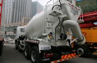China Used Concrete Mixer Truck 8×4 CAMC Cement Mixer 310hp Euro 5 Big Tanker 12 Tires for sale
