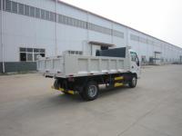 China Used 3t Tipper Truck ISUZU 4*2 Small Dumper Euro 4 Multi Leaf Springs 5 Speed Gear for sale