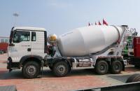 China Howo Concrete Mixer Truck 7.8 Cubic Tanker Howo TX 8*4 Drive Mode Weichai 350hp for sale