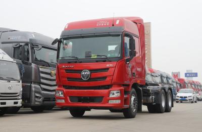 China Tractor Trucks Used 6*4 Foton GTL Horse Head LNG Cummins Engine 500hp Fast Gearbox for sale