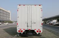 China Used Light Cargo Trucks JAC 4.2 Meters Van Box Double Door Single Row Cab With Sleeper for sale